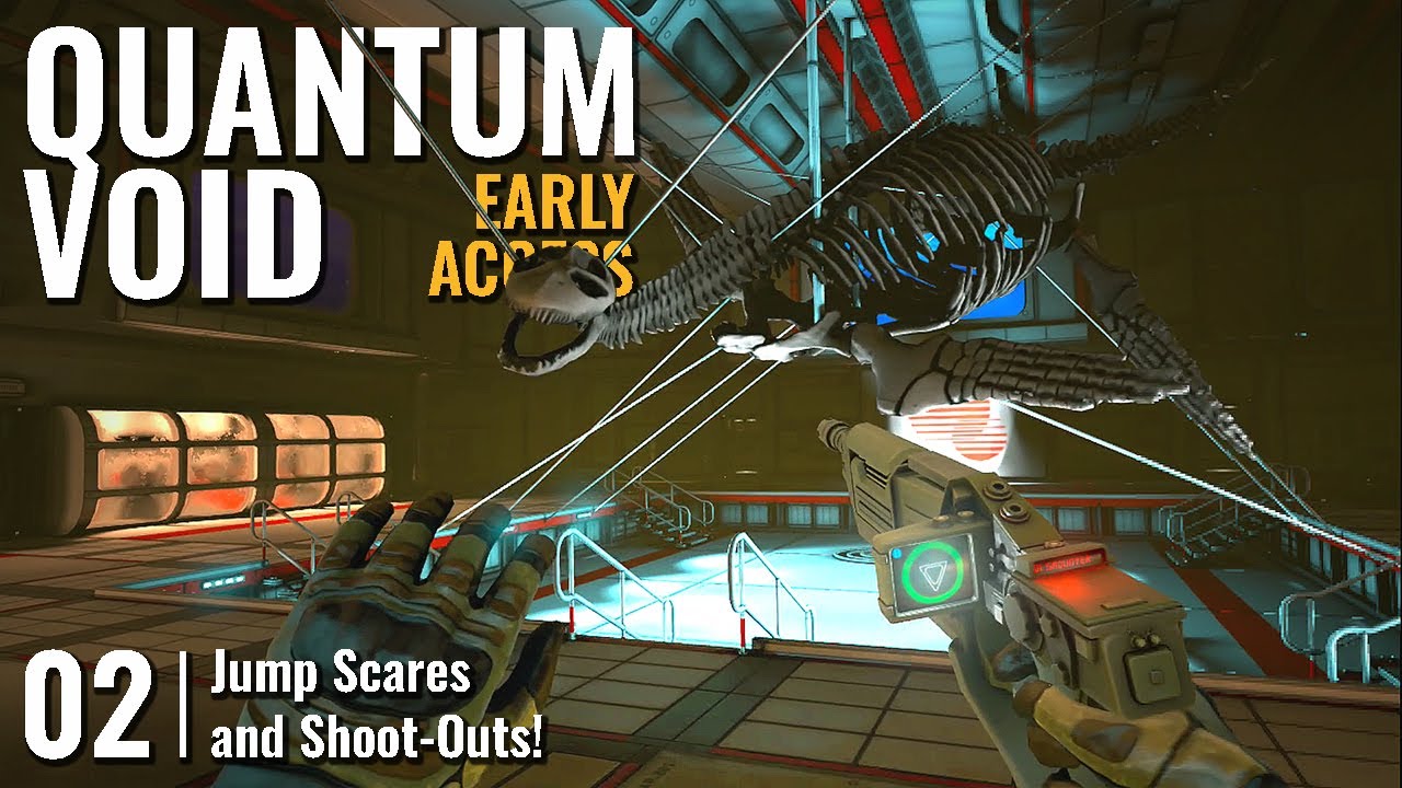 QUANTUM VOID // 02: Jump Scares and Shoot-Outs! // QUEST 3 Gameplay ...