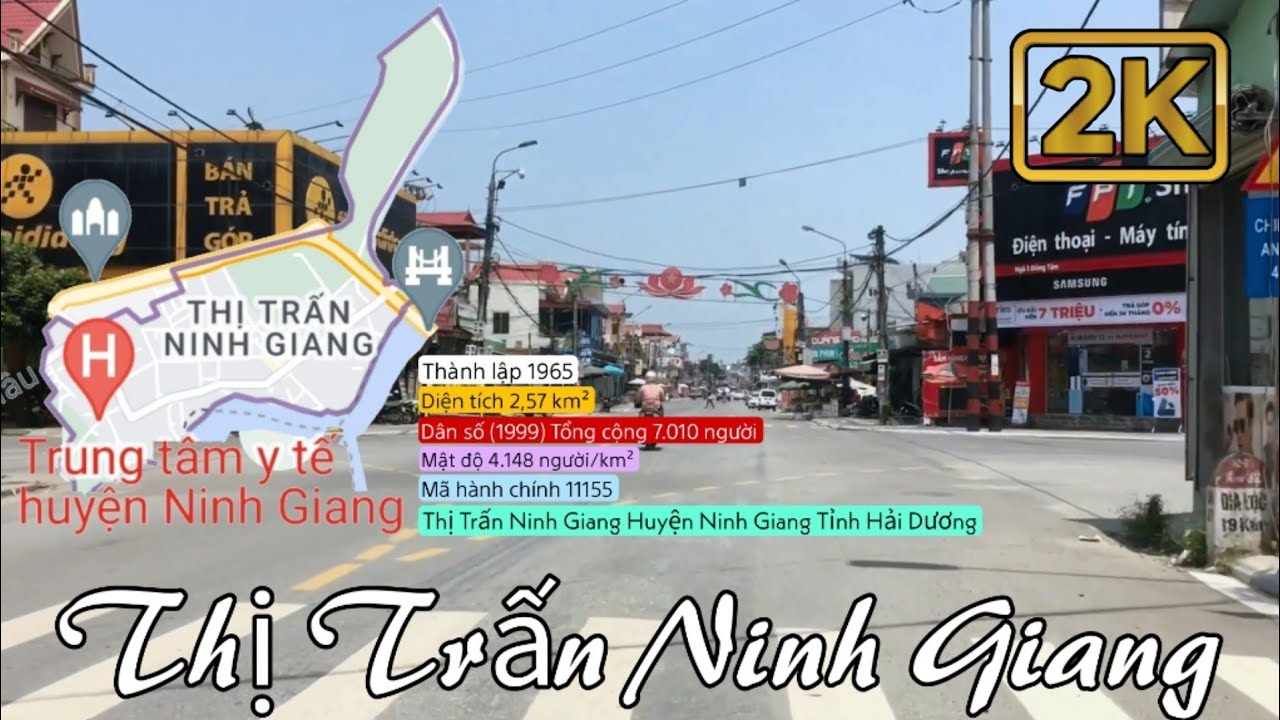 THỊ TRẤN NINH GIANG - Huyện Ninh Giang Tỉnh Hải Dương | Tân K71 - YouTube
