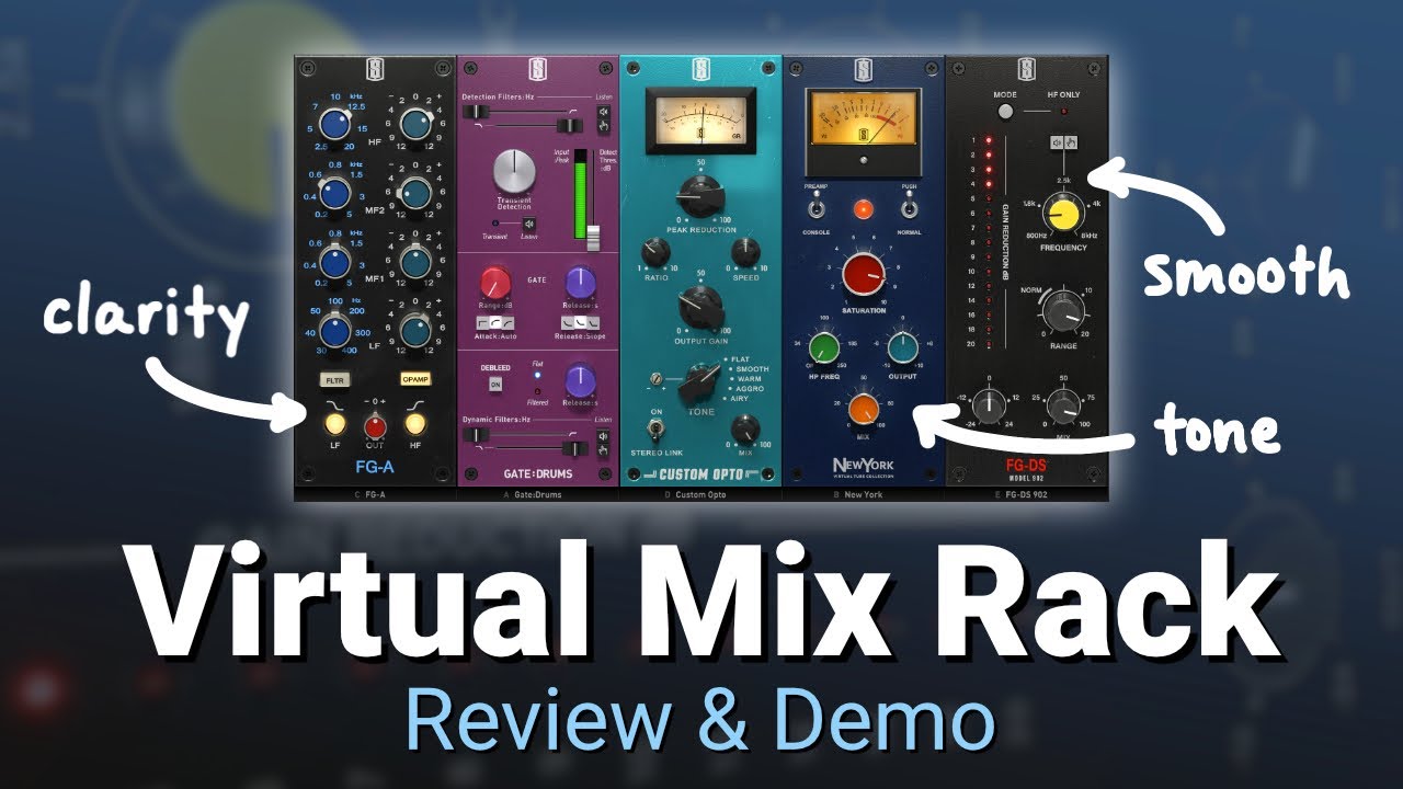 Slate Digital Virtual Mix Rack Review and Sound Demo - YouTube