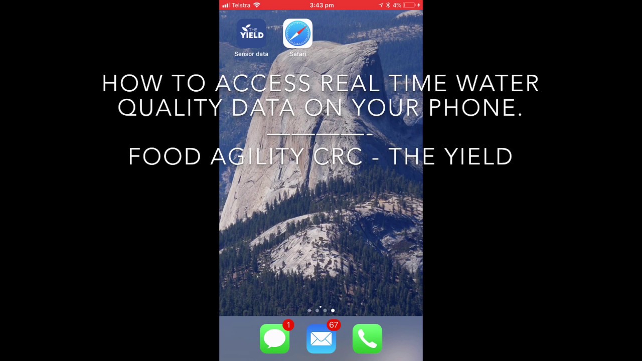 How to access real data water quality data on your phone. Food Agility ...