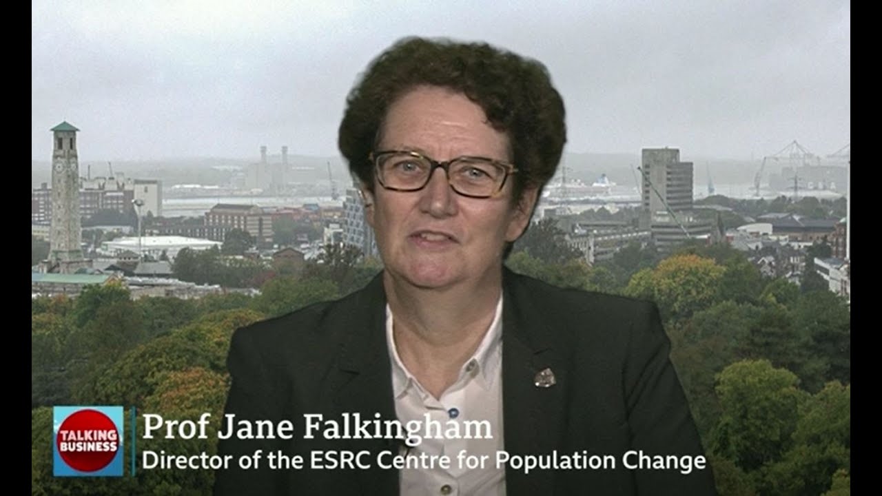 Professor Jane Falkingham CBE on BBC Talking Business - YouTube