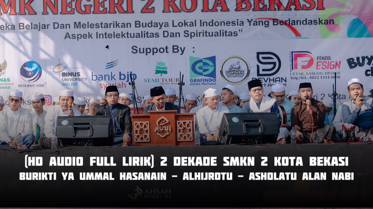 HD AUDIO TERBAIK | FULL LIRIK | BURIKTI YA UMMAL HASANAIN • ALHIJROTU ...