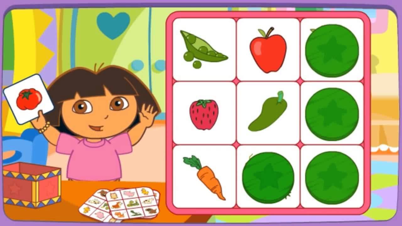 [Let's Play Baby Games] Dora the Explorer Game - Dora Say It Two Ways ...