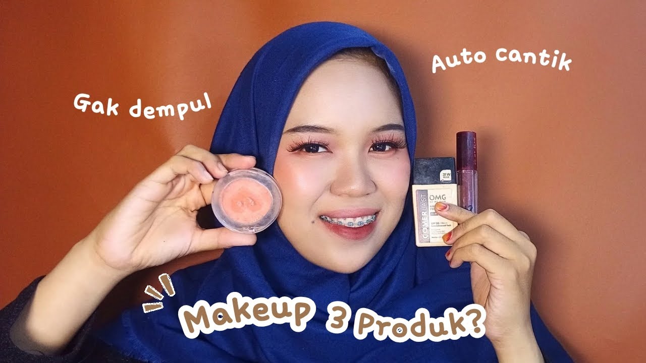 MAKEUP SAT SET COCOK UNTUK PEMULA CUMA 3 PRODUK AUTO CANTIK GAK DEMPUL ...