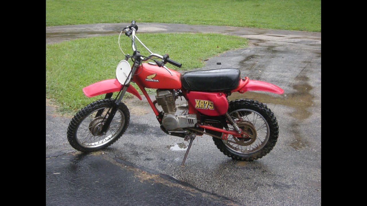 1977 Honda XR-75 Restoration - YouTube