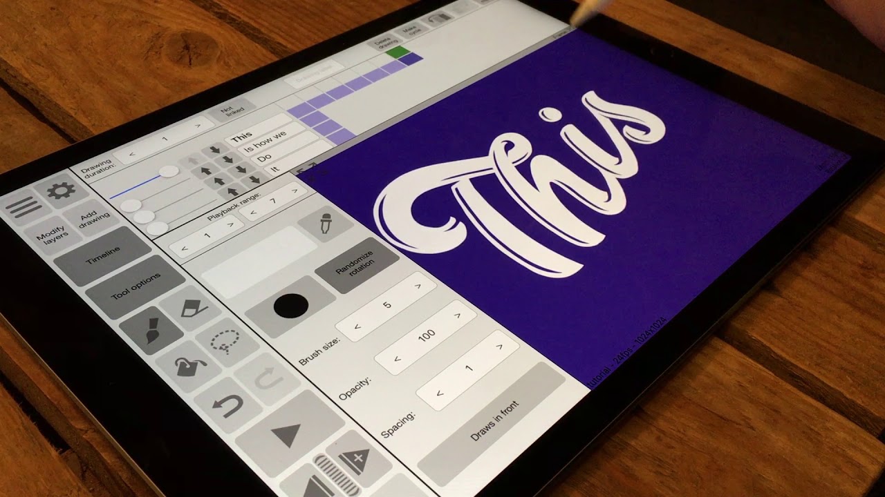Tutorial: Lettering animation techniques with Rough Animator (iPad ...