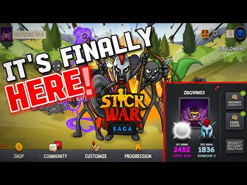 NEW STICK WAR:SAGA UPDATE IS OUT!! NEW UI FIRST LOOK! 🤩🤯