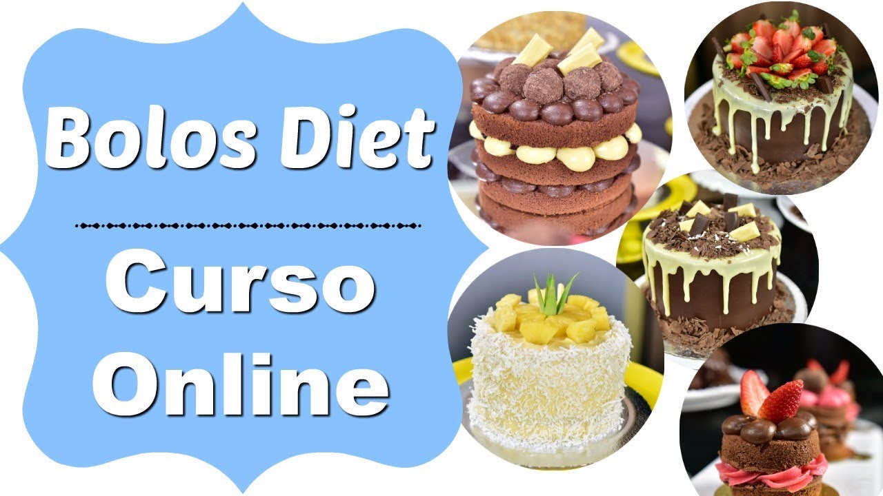 Bolos Diet - Curso Online - Confeitaria Online Oficial - YouTube