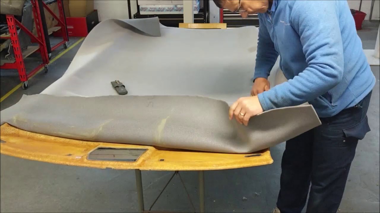 Volvo T5 Headliner retrim start to finish. Time-lapse 100s to 10s - YouTube