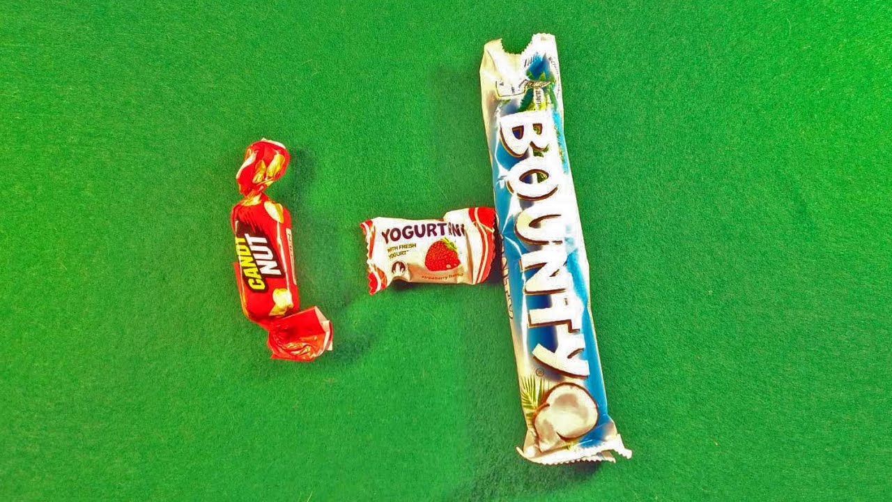 ASMR crinkling a Candy wrapping| Rustling with packets and wrappers ...