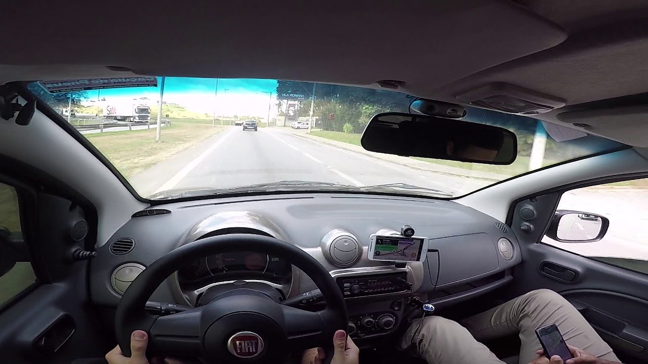 UNO COM ESCADA? Fiat Uno Acelerando - YouTube