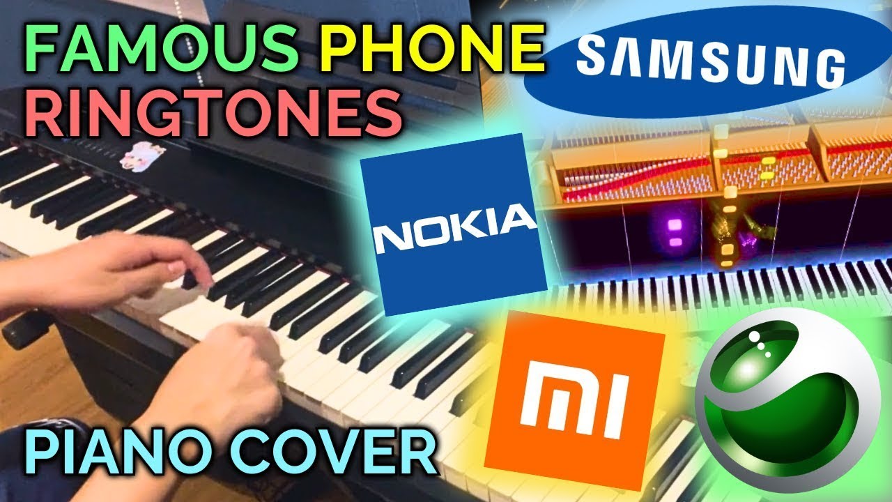 SOCIAL MEDIA FAMOUS PHONE RINGTONES & NOTIFICATIONS ON PIANO - YouTube