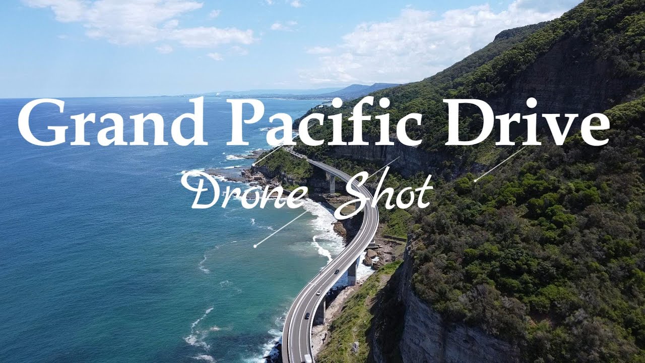 Grand Pacific Drive - Epic drone shots of the scenic Sea Cliff bridge ...