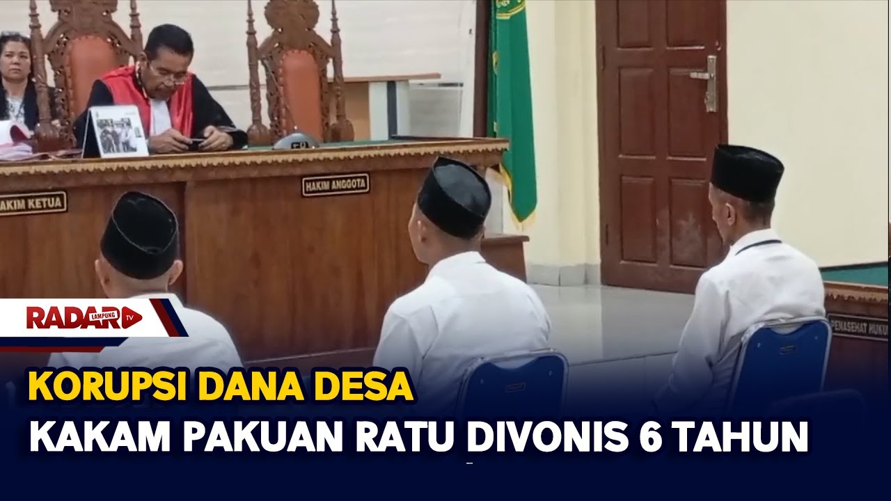 Kakam Pakuan Ratu Divonis 6 Tahun - YouTube