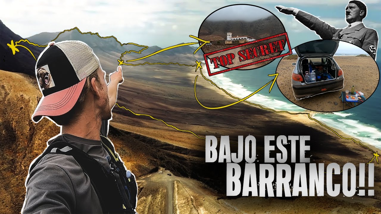 FUERTEVENTURA la isla de los NAZIS! | ENCUENTRO una BASE MILITAR por la ...