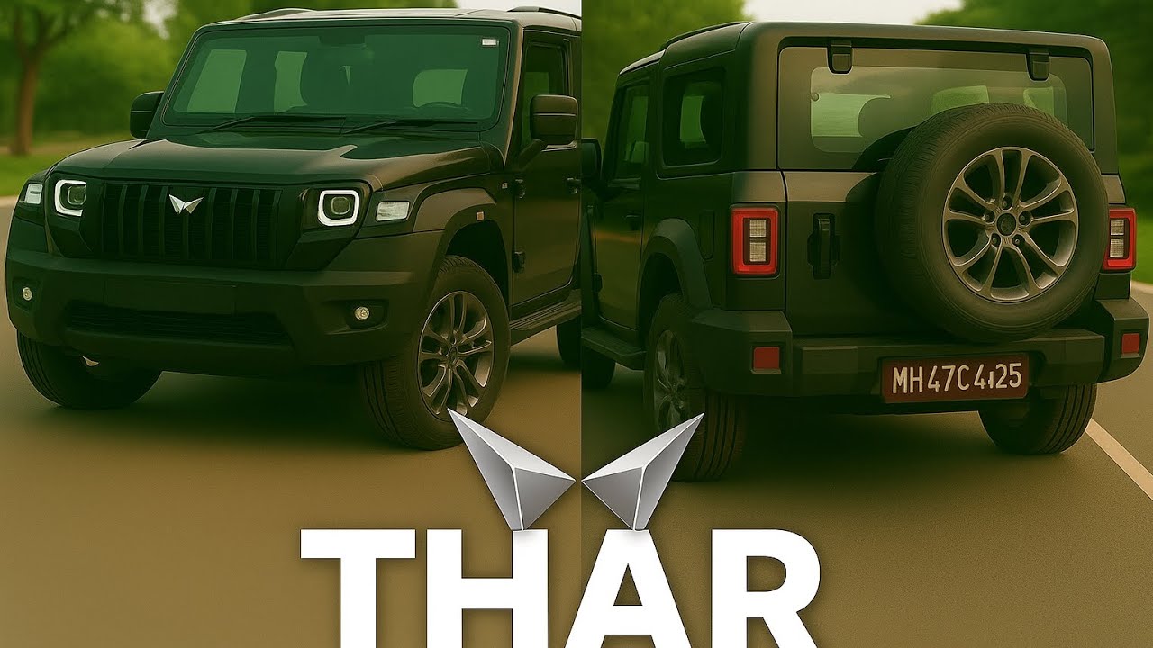 New thar facelift 2025 fully leaked | thar facelift 2025 new model ...