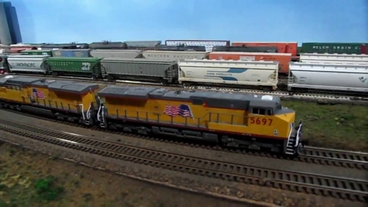 N Scale Union Pacific Railroad Geneva Sub June Weathering Update - YouTube