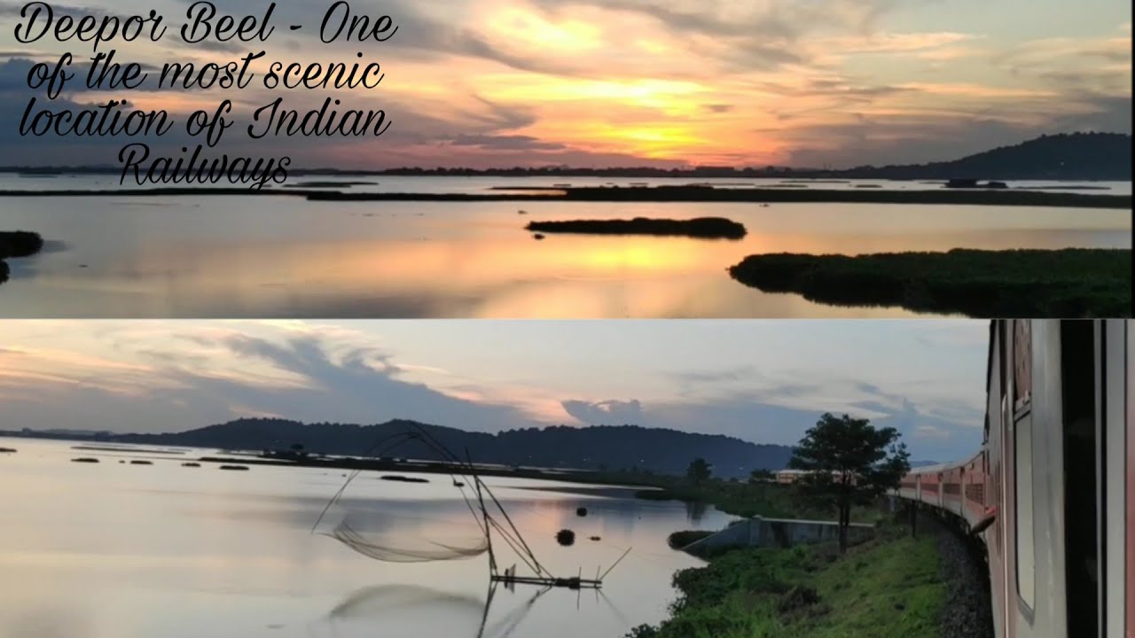 Crossing Deepor Beel - The most scenic and largest curve of NFR - YouTube