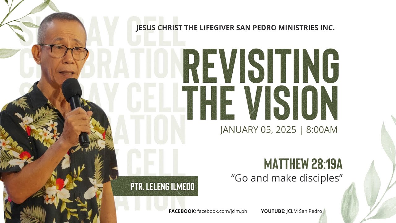Sunday Cell Celebration January 05, 2025 - YouTube
