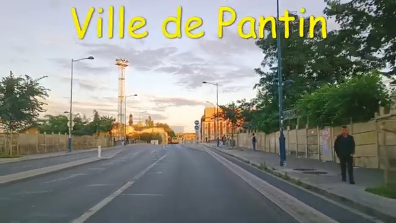Ville de Pantin - 4K- Driving- French region - YouTube