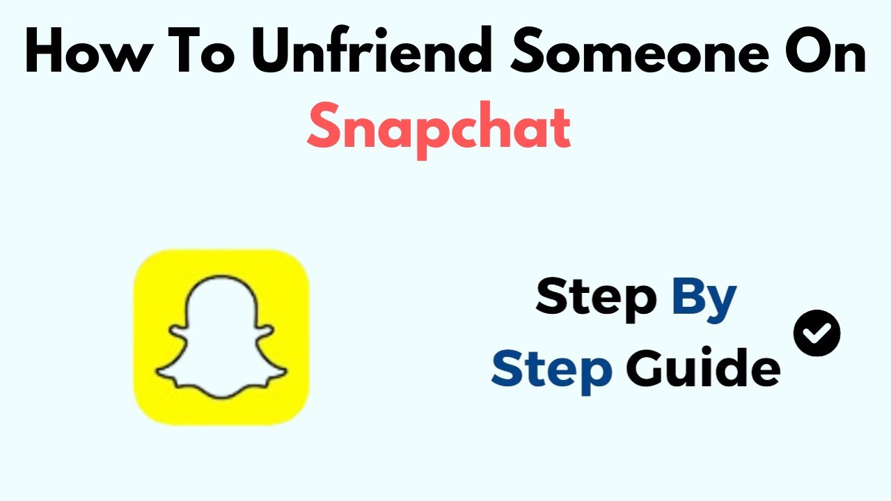 How To Unfriend Someone On Snapchat (2024) - YouTube