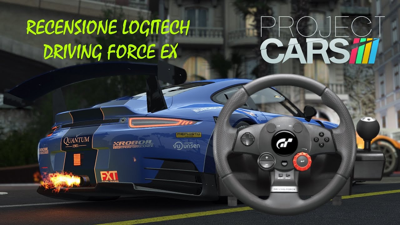 Review Logitech Driving Force EX + test [ITA] - YouTube