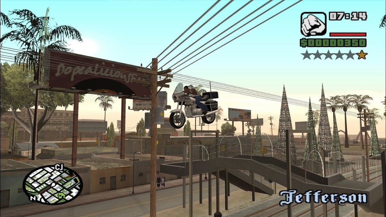 How to do Stunt Jump #4 at the beginning of the game - GTA San Andreas ...