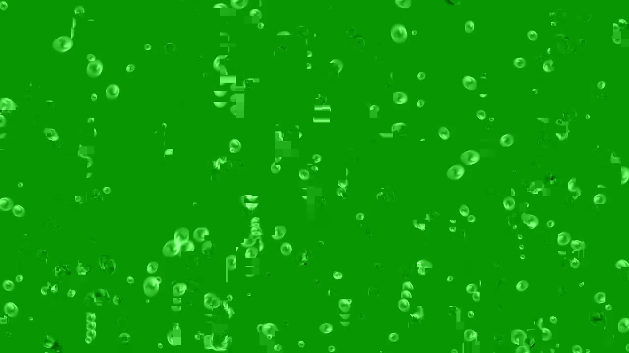 Green Screen Water Bubbles particles || water bubbles green screen ...