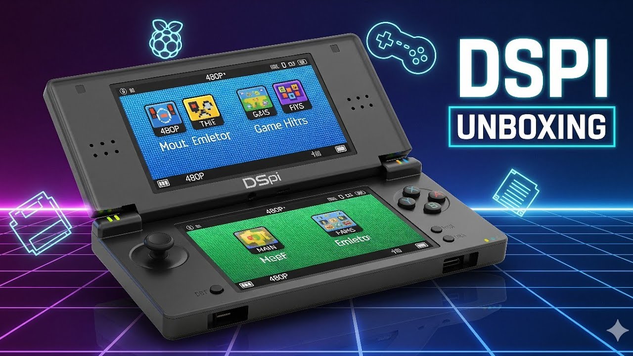 Raspberry Pi DSpi: The Coolest Linux Handheld Yet! - YouTube