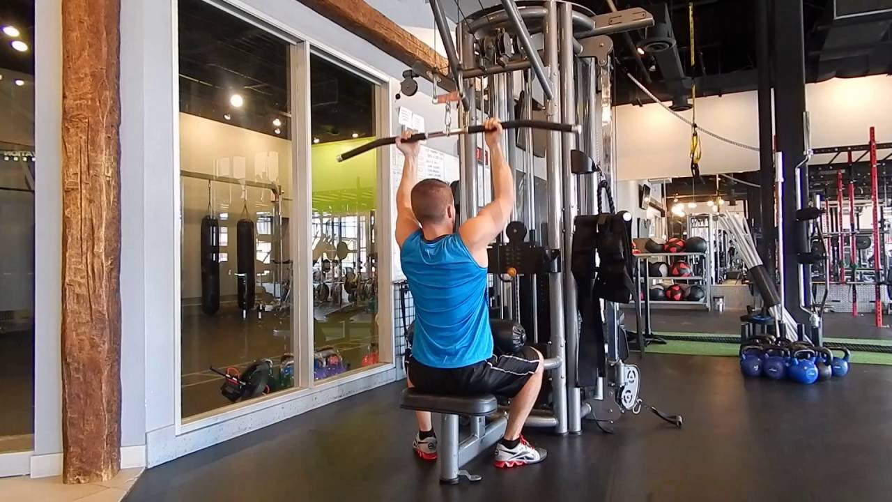 Reverse grip pulldown - YouTube