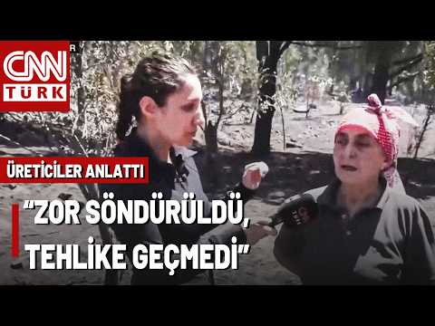 Yangın Geçim Kaynağını Küle Çevirdi! Balıkesir'de Bahçesi Yanan Zeytin Üreticisi CNN TÜRK'e Anlattı