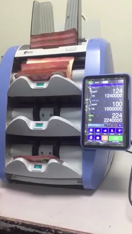 NOTE COUNTING MACHINE: KISAN K3 - YouTube