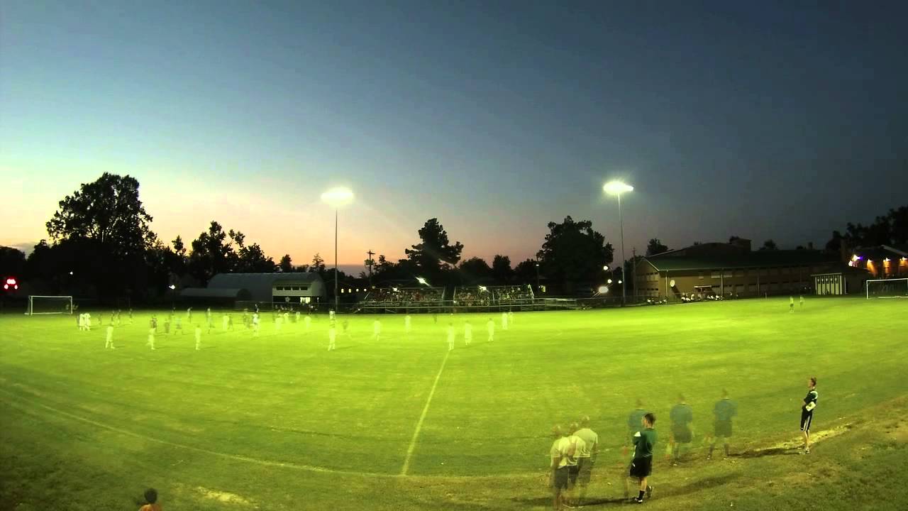 Soccer Field - Time Lapse - One Half of High School Soccer Game - YouTube