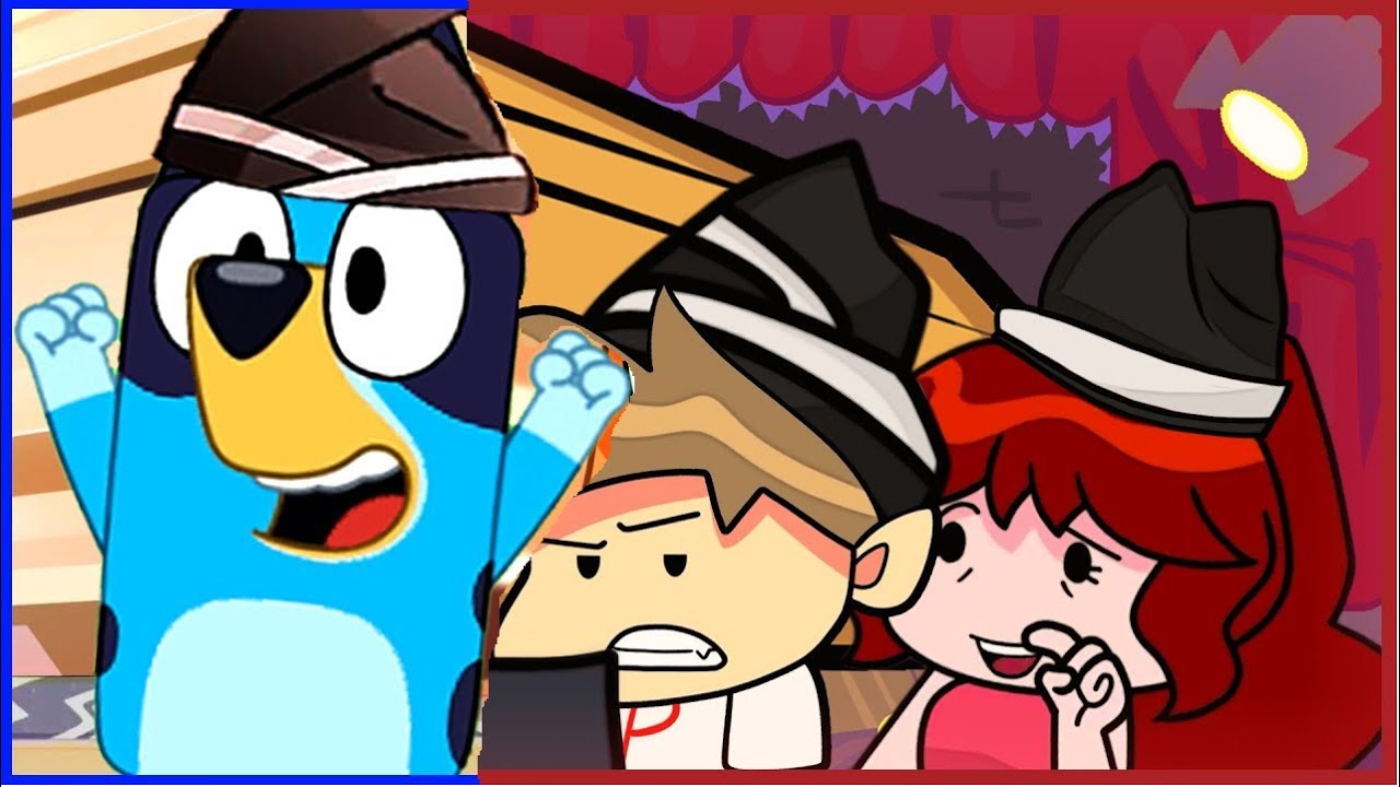 Bluey and Friday Night Funkin Logic Coffin Dance Mashup @memestarsongs ...