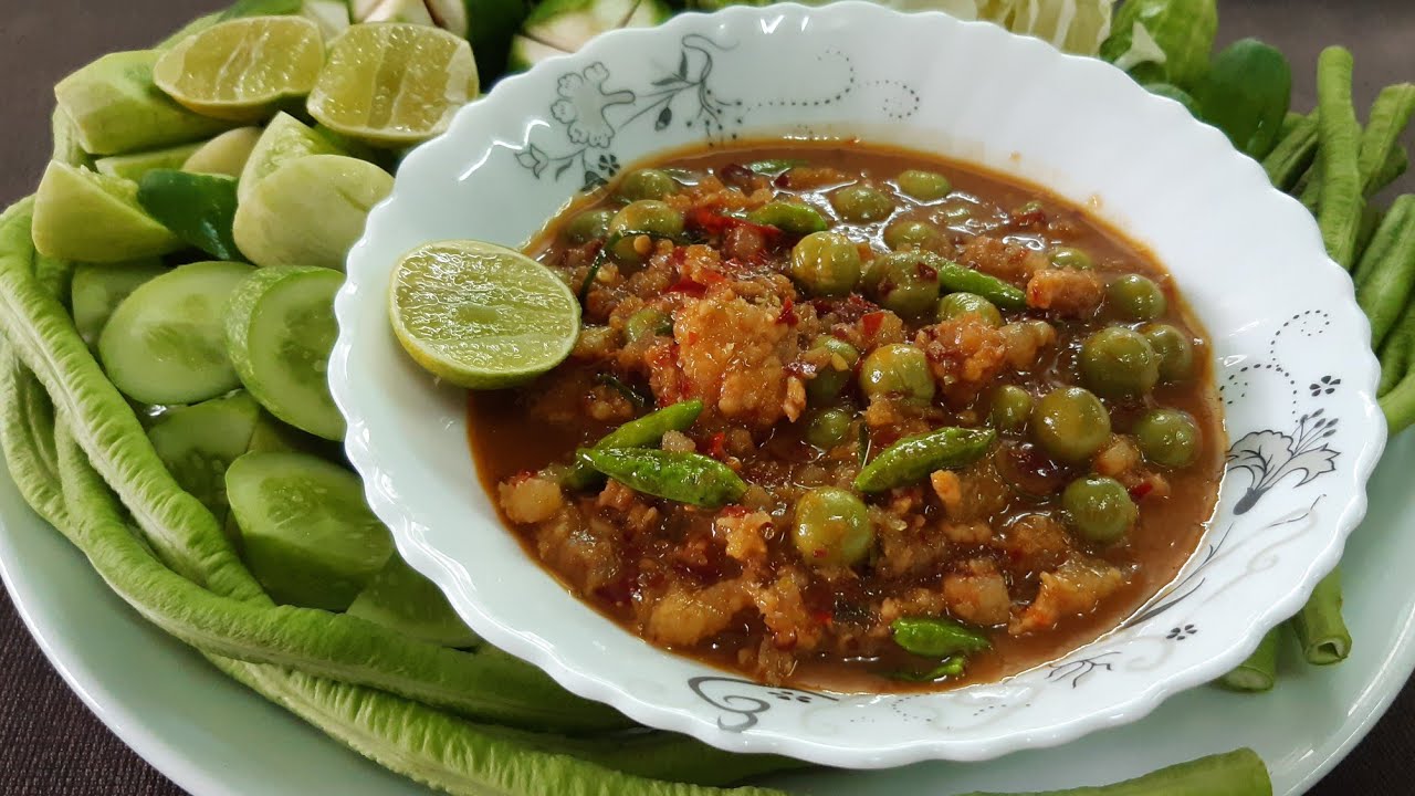 របៀបធ្វើ-ប្រហុកខ្ទិះ-How to make prahok Khmer food-ปลาร้าสับทรงเครื่อง ...