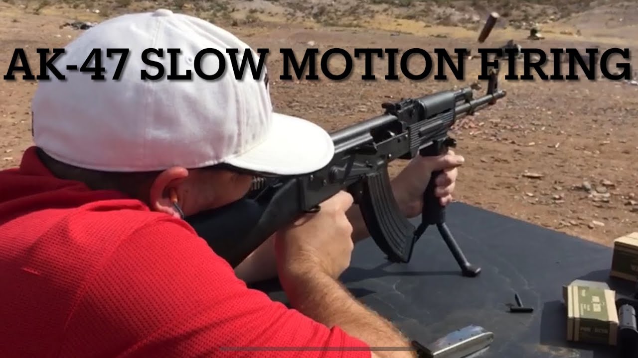 AK-47 Firing in slow motion - YouTube