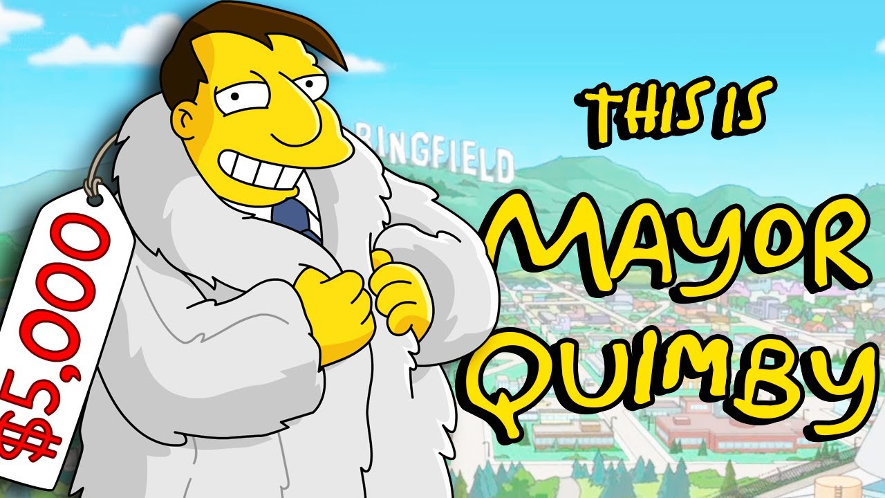 Mayor Quimby: Springfield's Most Hated Politician | The Simpsons ...