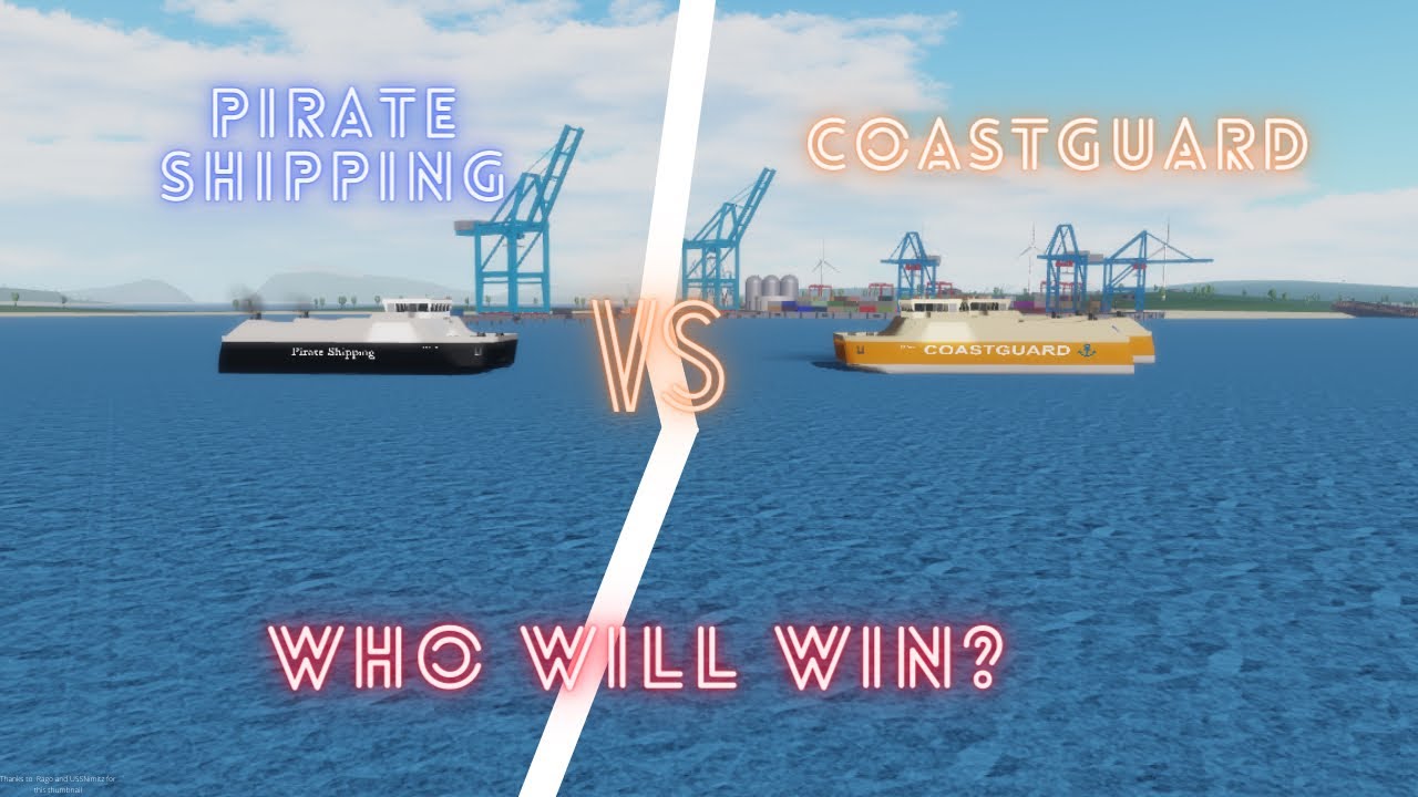 Coast Guard vs Pirates! WAR on Shipping Lanes! (Roblox) - YouTube