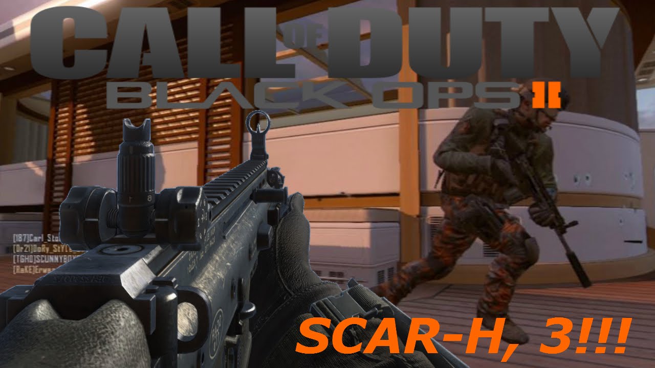 BO2, Scar-h Gameplay no3, 2015.. - YouTube