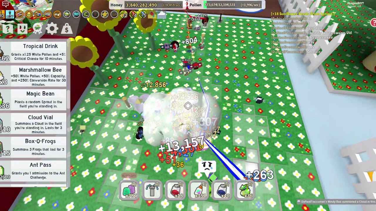 Finishing Bee Cub Workshop 3!!! Bean Bugs Are Mean (Bee Swarm Simulator ...