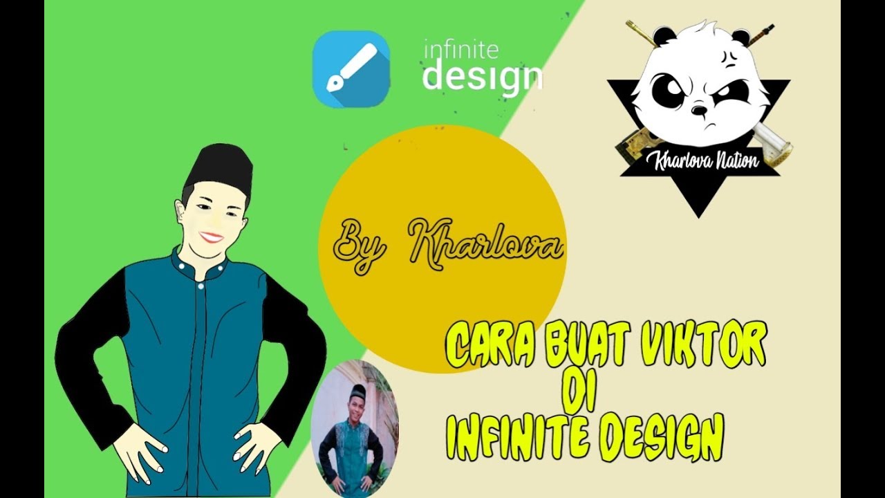 Cara buat Viktor yang sangat mudah dan populer di di infnite design ...