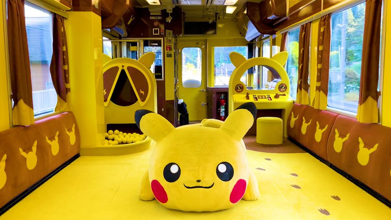 Incredible! Riding Japan's Pokémon Pikachu Train ⚡️🚃 and Fastest Bullet ...
