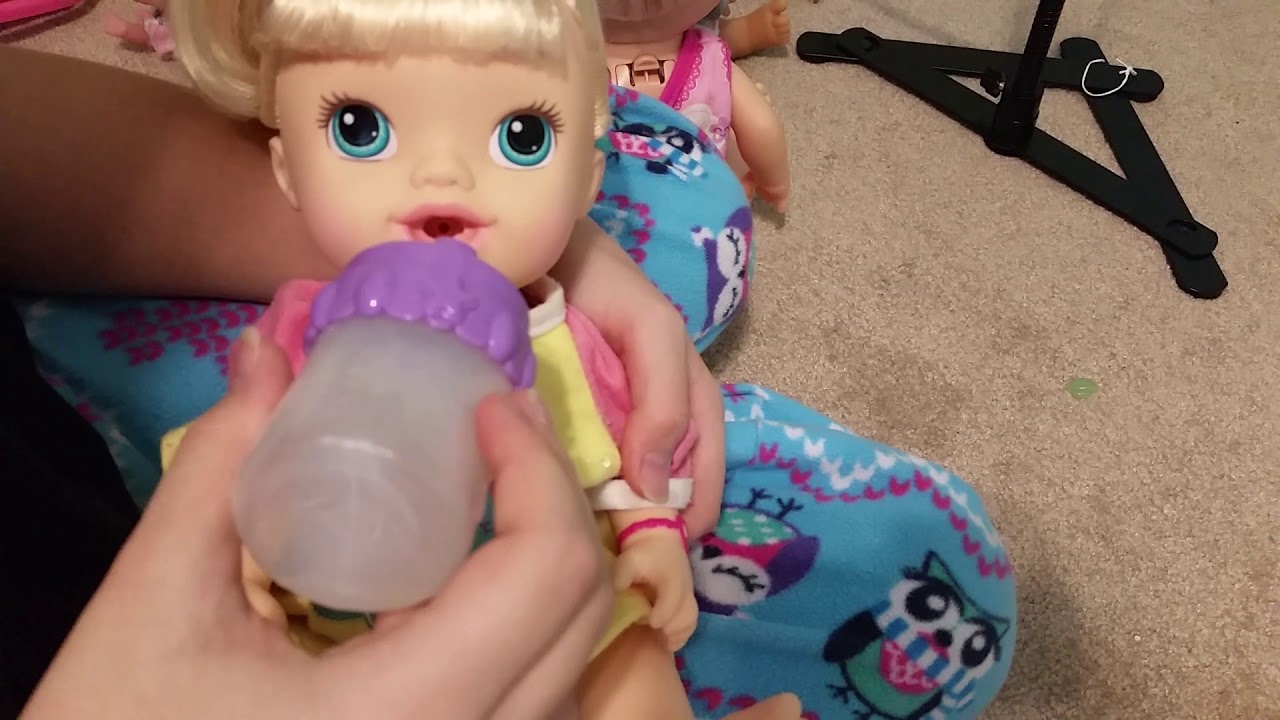Baby Alive April, Bailey, Saige, and Violet poison Mackenzie - YouTube