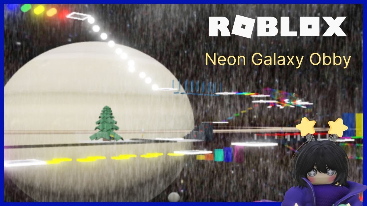 Neon Galaxy Obby on Roblox - YouTube