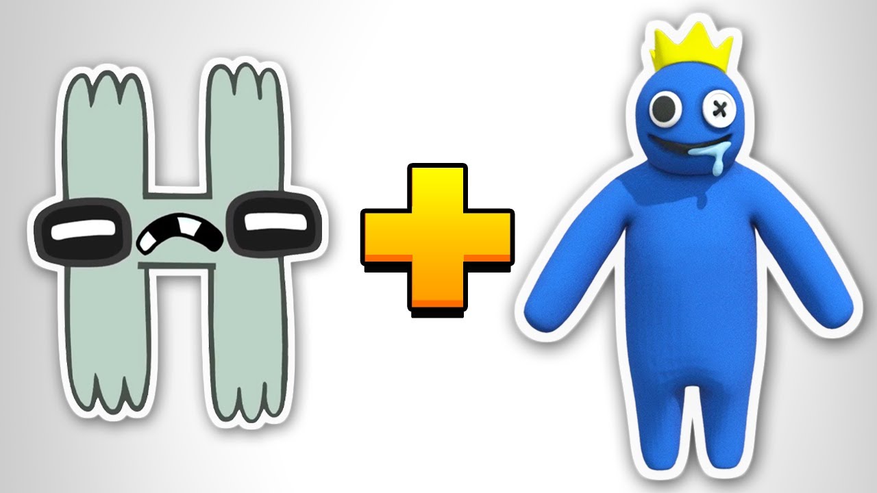 Alphabet Lore + Rainbow Friends Blue = ??? | Rainbow Friends Animation ...