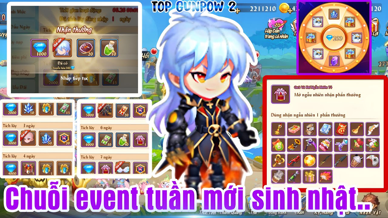 [Top Gunpow 2] Full chuỗi sự kiện tuần mới sinh nhật "Thánh Đường Hắc ...