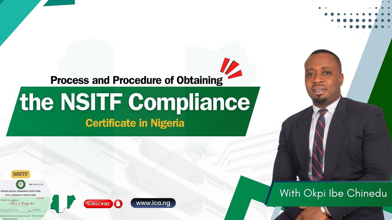 Process and Procedure of Obtaining the NSITF Compliance Certificate in ...
