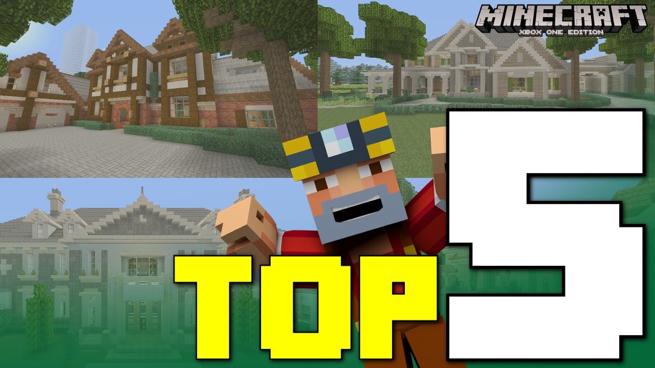 Minecraft Xbox 360/One: My Top 5 Favorite Houses Countdown! (2014 ...