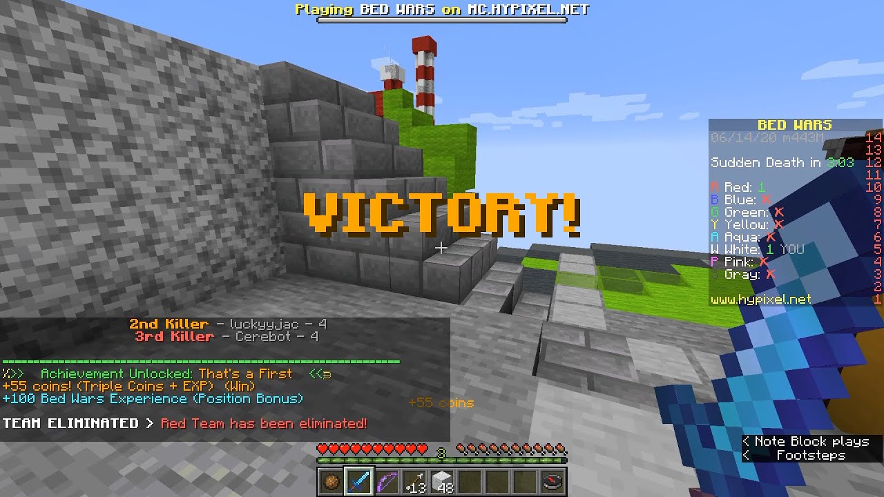How to win at Bedwars (solo) - Bedwars on Hypixel - YouTube