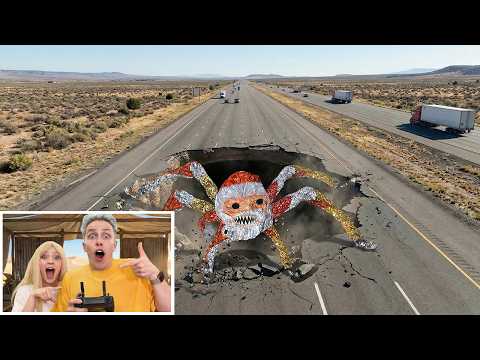 мой дрон снял GOO GOO GAGA в Реальной Жизни!